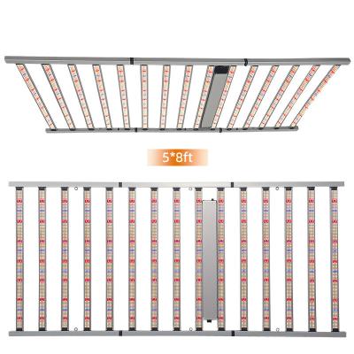 China Custom Foldable LED Grow Light 4×8ft Commercial Greenhouse Grow Lights 1500W for sale