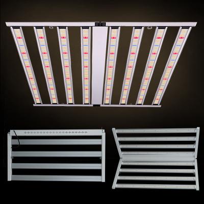 China 800W Dimmable Foldable Plants Lights ETL High Power Full Spectrum UV IR Lm281b LED Grow Lighting for sale