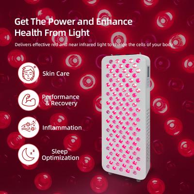 China Custom 120 LEDs RED NIR 660nm 850nm Red Light Lamp 600W Led Infrared Red Light Therapy for Face Neck for sale
