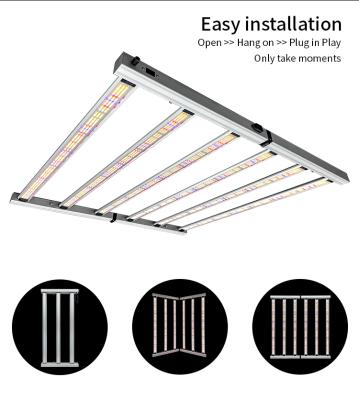 Κίνα Υψηλής απόδοσης Εμπορικά θερμοκηπίους κάθετες φάρμες πλήρες φάσμα 3.0μmol/J 720W LED υδροπονικά φώτα φυτικής καλλιέργειας προς πώληση