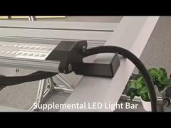 1.1M Under Canopy UV 395nm IR 730nm LED Grow Light 50W 100W Supplemental LED Grow Light