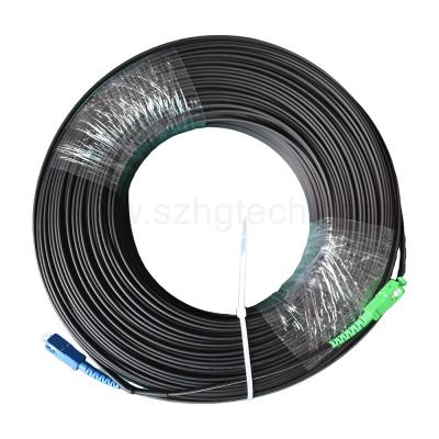 China SC UPC FTTH Drop Cable Patch Cord SC APC Fiber Patch Cord G657A2/G657A1 1Core for sale