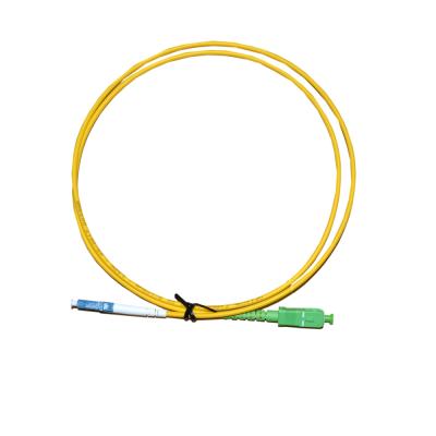 China SC APC-LC UPC Patch Cord Singlemode Fiber Optic Patch Cable 2.0mm/3.0mm Fiber Optic Cable for sale