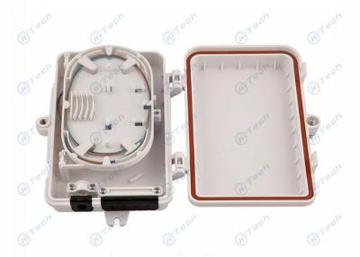 China SC UPC FTTH Splitter Box 4 Cores Waterproof Ultra Violet Resistant For CATV System for sale