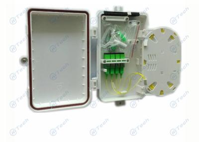 China SC UPC FTTH Splitter Box 4 Cores Waterproof Ultra Violet Resistant For CATV System for sale