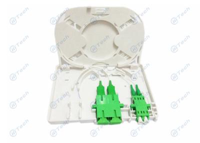 China Multi Functional FTTH Splitter Box 1-4Cores With SC SX/SC DX Fiber Adapter for sale