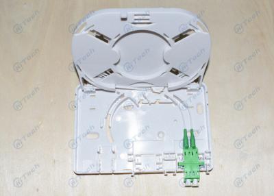 China Multi Functional FTTH Splitter Box 1-4Cores With SC SX/SC DX Fiber Adapter for sale