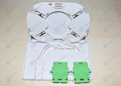 China Multi Functional FTTH Splitter Box 1-4Cores With SC SX/SC DX Fiber Adapter for sale