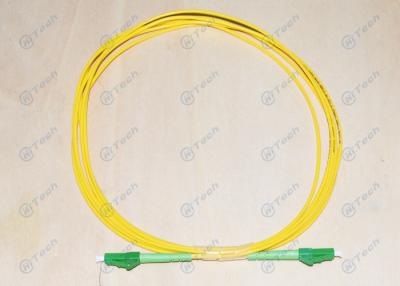China Singlemode Fiber Optic Patch Cables Simplex LC/APC Fiber Optic Jumper for sale