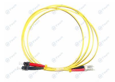 China LSZH Cable Fiber Optic Jumper ST To LC With Special Flame Retardant Coating for sale