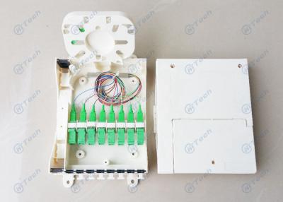 8 dimensioni bianca di colore del contenitore di separatore dei centri FTTH peso netto 0.3kg di 190 x di 126 x di 46mm