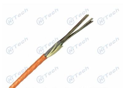 Cina I micro centri saltati di colore 6-72 del nero del cavo a fibre ottiche con il rivestimento esterno dell'HDPE in vendita