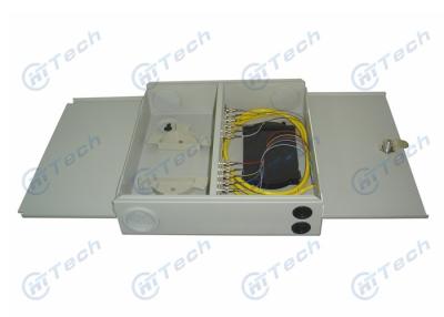 FTTH Network Indoor Distribution Box , 12 Port ODF Fiber Optic Terminal Box Wall Mounted