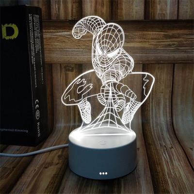 China Colorful 3D LED night light for sale