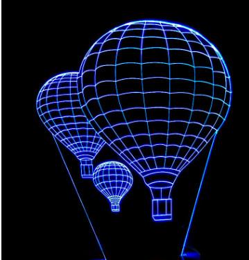 China 3D LED Table Light party light 3d acylic led night light remote for sale