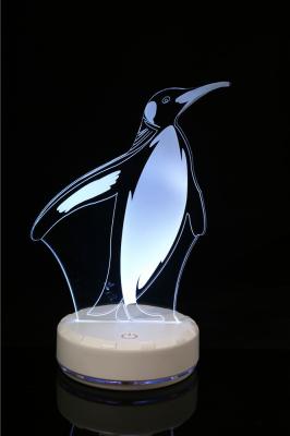 China RGB 3D Unicorn LED Desk Lamp Remote Control Night light Kid Cartoon Lantern Gift for sale