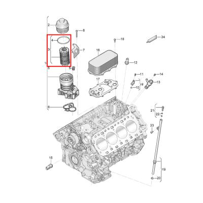 Cina Per Bentley Bentayga V8 Oil Filter & Air Filter & Ac Filter Kit OEM 4M0133843G 4M0133843E 4M0133843G 06M198405F 4M0819439B 4M0819439A in vendita