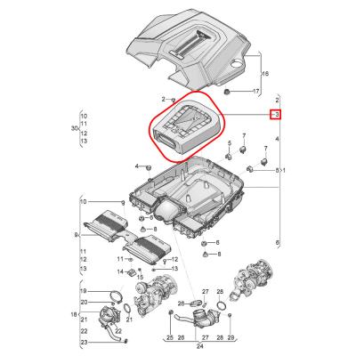 Cina Per Bentley Bentayga V8 Oil Filter & Air Filter & Ac Filter Kit OEM 4M0133843G 4M0133843E 4M0133843G 06M198405F 4M0819439B 4M0819439A in vendita
