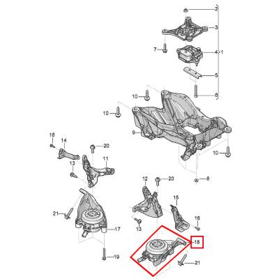 Cina Per Bentley Bentayga 2015+ Montaggio della trasmissione lato sinistro P/N OEM 4M0399201L in vendita