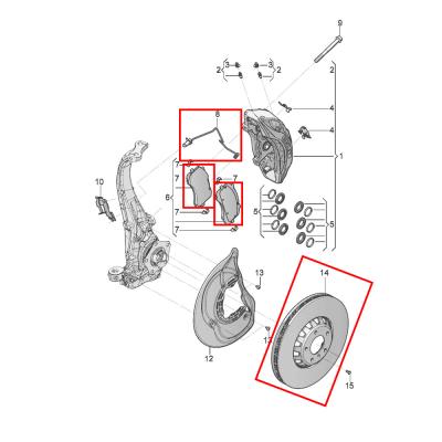 China For Bentley Bentayga Front & Rear Brake Pads With Rotors Set OEM 4M0698451T 4M0615601K 4M0615121P 4M0698451C 4M0615601N 4M0698151AE 4M0615121R 4M0615301AJ for sale