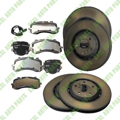 China For Bentley Bentayga Front & Rear Brake Pads With Rotors Set OEM 4M0698451T 4M0615601K 4M0615121P 4M0698451C 4M0615601N 4M0698151AE 4M0615121R 4M0615301AJ for sale