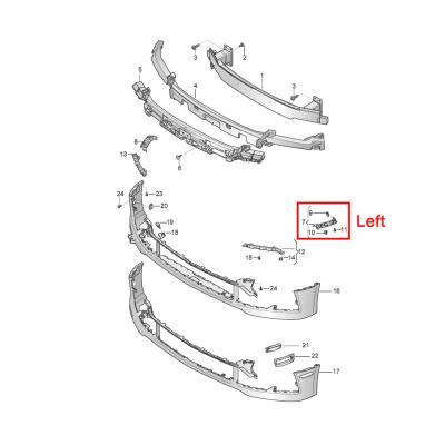 Cina Per Bentley Flying Spur 2020 Auto Parts Front Left Bracket OEM 3SE807571 3SE807571A in vendita