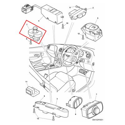 Cina Per Bentley Continenatl Gt Gtc Flying Spur Continent.supersports Ricambi auto Specchietto retrovisore esterno Aggiustamento Switch OEM 3W0959565C in vendita