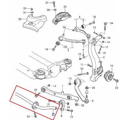 Cina Per Bentley Flying Spur Stabilizer Bar Front Balance Bar Assembly OEM 4W0411305 4W0411305B 4W0411305A 4W0411305C in vendita