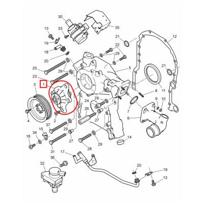 China Voor Bentley Continental Gt Gtc & Flying Spur & Mulsanne koelmiddel / waterpomp OEM 07D121008B Te koop