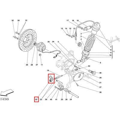 Cina Per la Ferrari F430 360 456GT stabilizzatore anteriore Swing Bar Link Set OEM 162620 259572 in vendita