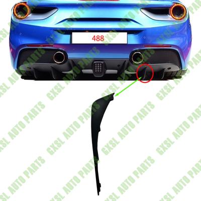 China Para a Ferrari 488 GTB Spider Rear Bumper RH Central Fin Radiador Externo Rear Fin OEM 86640300 à venda