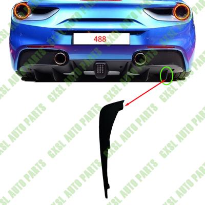 China Para Ferrari 488 GTB Spider Rear Bumper RH Exterior Fin Radiador Externo Rear Fin OEM 86640100 à venda