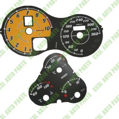 Cina Per la Ferrari F430 2005-2009 Scuderia Spider Dashboard Panel Mph o KM/H Upgrade Racing Yellow (US Regular Version) in vendita