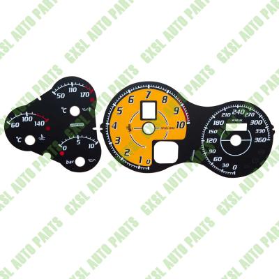 Cina Per la Ferrari F430 2005-2009 Scuderia Spider Dashboard Panel Mph o KM/H Upgrade Racing Yellow (US Regular Version) in vendita
