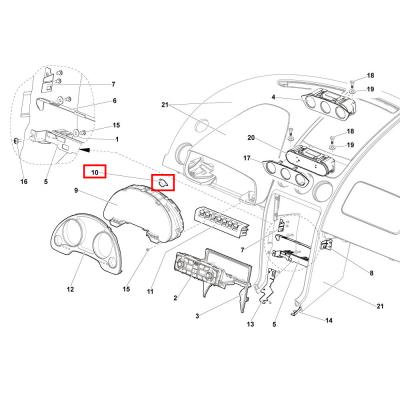 Cina Per Lamborghini Gallardo LP560 570 interruttore inverso 