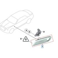 China For Rolls-Royce Wraith RR5 Ghost RR4 Front Left Bumper Width Indicator Display Light OEM 63147201193 for sale