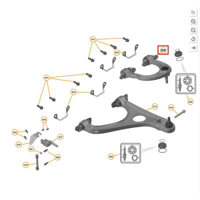 Cina Per la McLaren 720S 600LT LH RH Braccio di controllo anteriore superiore OEM 14B0524CP 14B0525CP in vendita