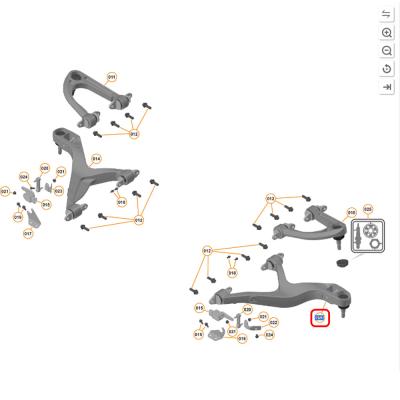 China For McLaren 570S 540C 570GT 600LT Left Front Lower Control Arm OEM 13B1257CP for sale