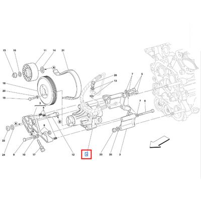 China Para a Ferrari 575M SuperAmerica 612 550 Bomba de direção hidráulica OEM 170751 à venda