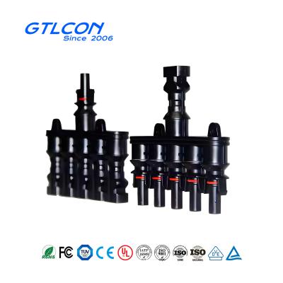 China One In Five Solar Cable Connectors Waterproof IP68 PV Branch Connector for sale
