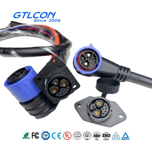 Quality 2+1+5P Lithium Battery Charge/Discharge Connector – M25 Push-Lock Type – 30A (Suitable for Electric Scooter Lithium Battery Charging and Discharging Connections) for sale