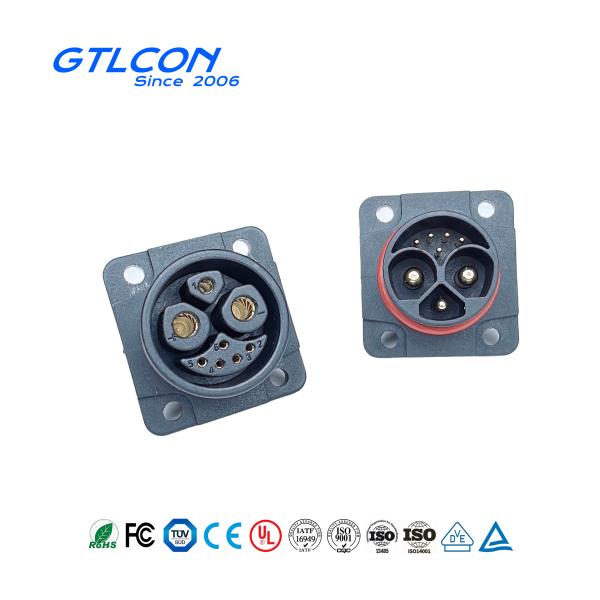 Quality 2+1+5-Pin Plug & Socket Signal and Power Connector — Stacked Connector for sale