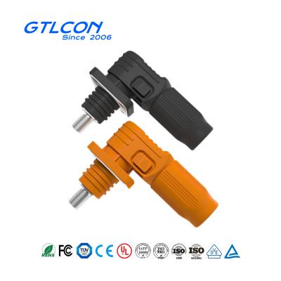 China 120A–500A High-Voltage Connector — Screw-Type, Quick-Disconnect, Waterproof Connector for New Energy Batteries and Energy Storage Systems (with Crimp Terminals) for sale