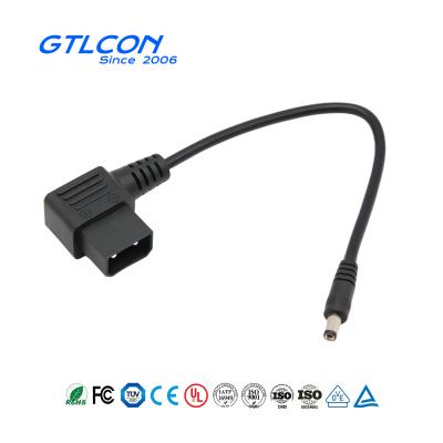 China 2-Pin Right-Angle Male Plug to DC Connector Harness — Lithium Battery Power Charging Connector for sale