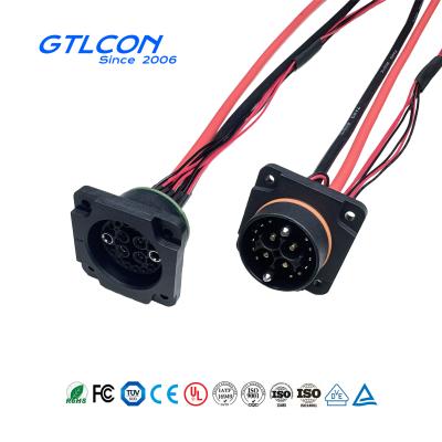 China 4+12 Pin Energy Storage Connector / Battery Stacking Connector For Energy Storage Cabinet for sale