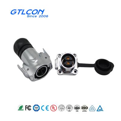China 2-Pin Power Connector — Waterproof Connector for Outdoor LED Lights, 10A Power Plug and Socket for sale