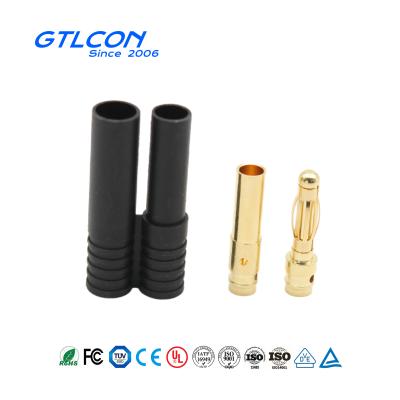 China Aircraft Lithium Battery Banana Plug Socket , 4.0mm Double Banana Connector for sale