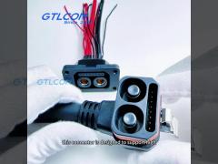 2+8P lithium battery connector, female and male, with self-locking function, high current connector.