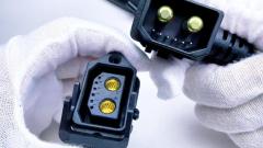 2+6P lithium battery connector female and male wire harness with self-locking function