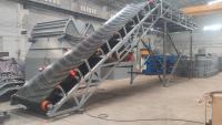 Quality 10-20m/Min DX Type Steel Cord Belt Conveyor Supporting Forward And Reverse for sale